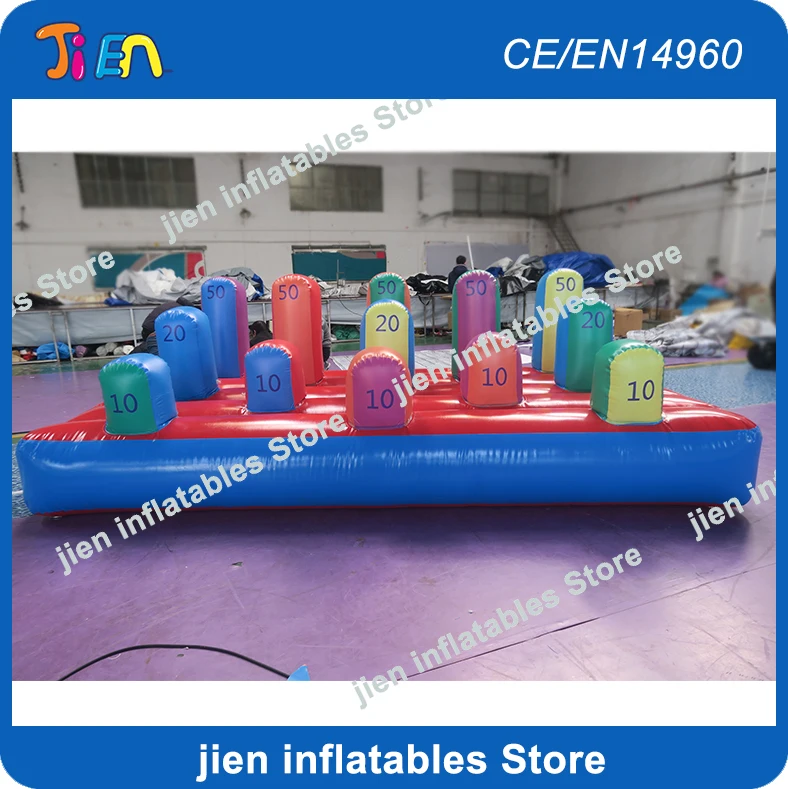 HOOPLA inflable de 4x2m para niños, juguete educativo de lanzamiento de ...