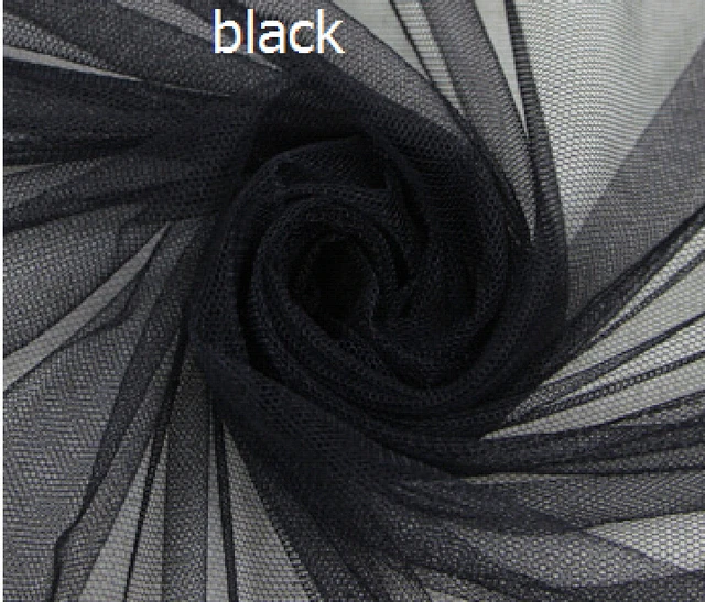 Black Nylon Mesh Fabric