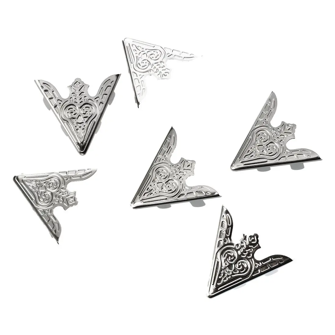 6 x Shirt Collar Metal Clips Silver-in Garment Clips from Home & Garden ...