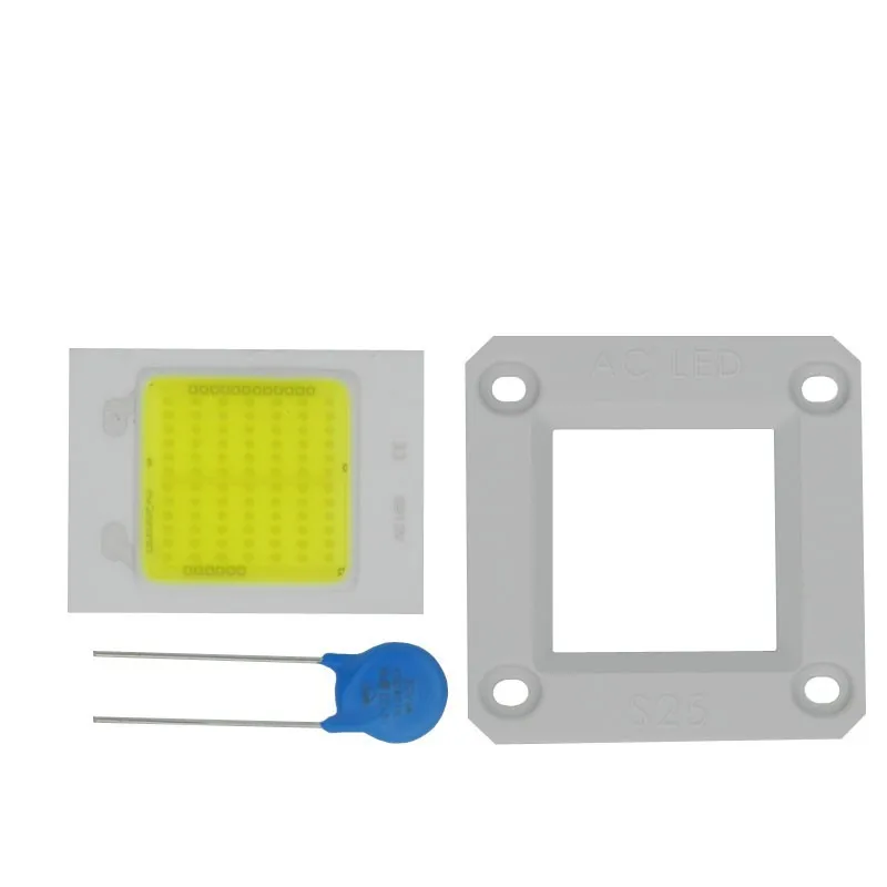 220V Driverless ceramic cob module chips 20W 30W 50W high power led PCB ...