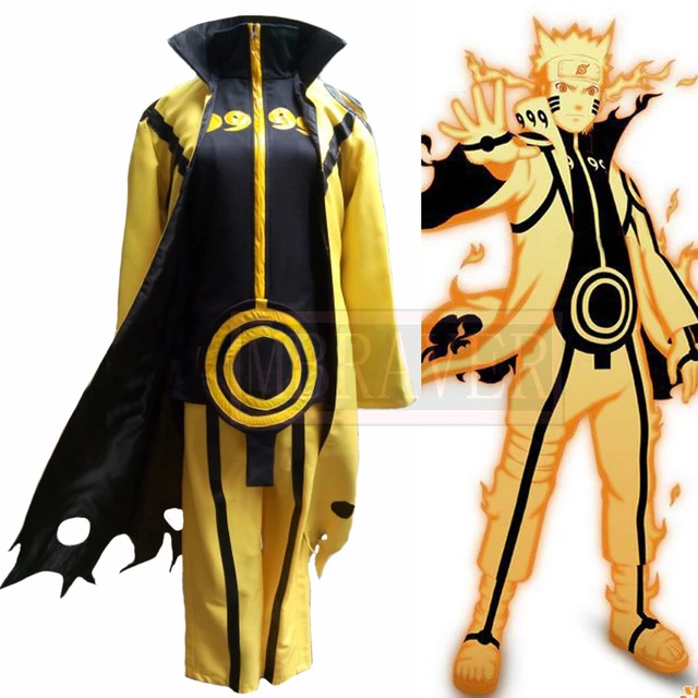 Naruto Uzumaki Nine Tails Cloak
