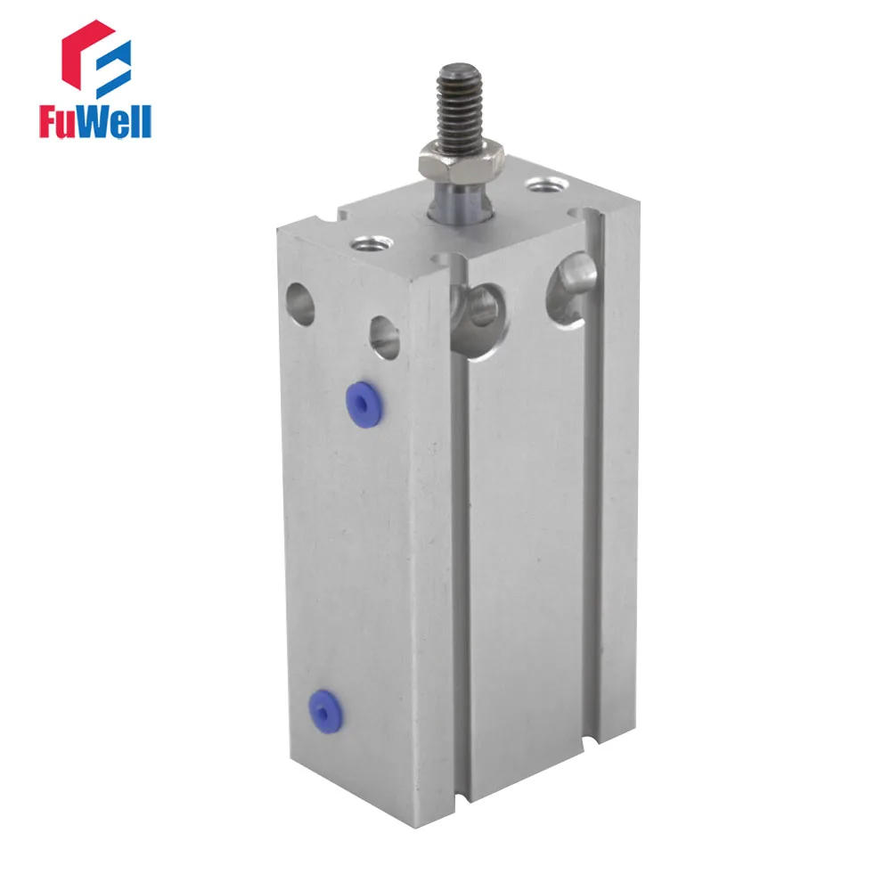 Cilindro penumático tipo CDU de aleación de aluminio, cilindro de aire neumático de doble acción ...