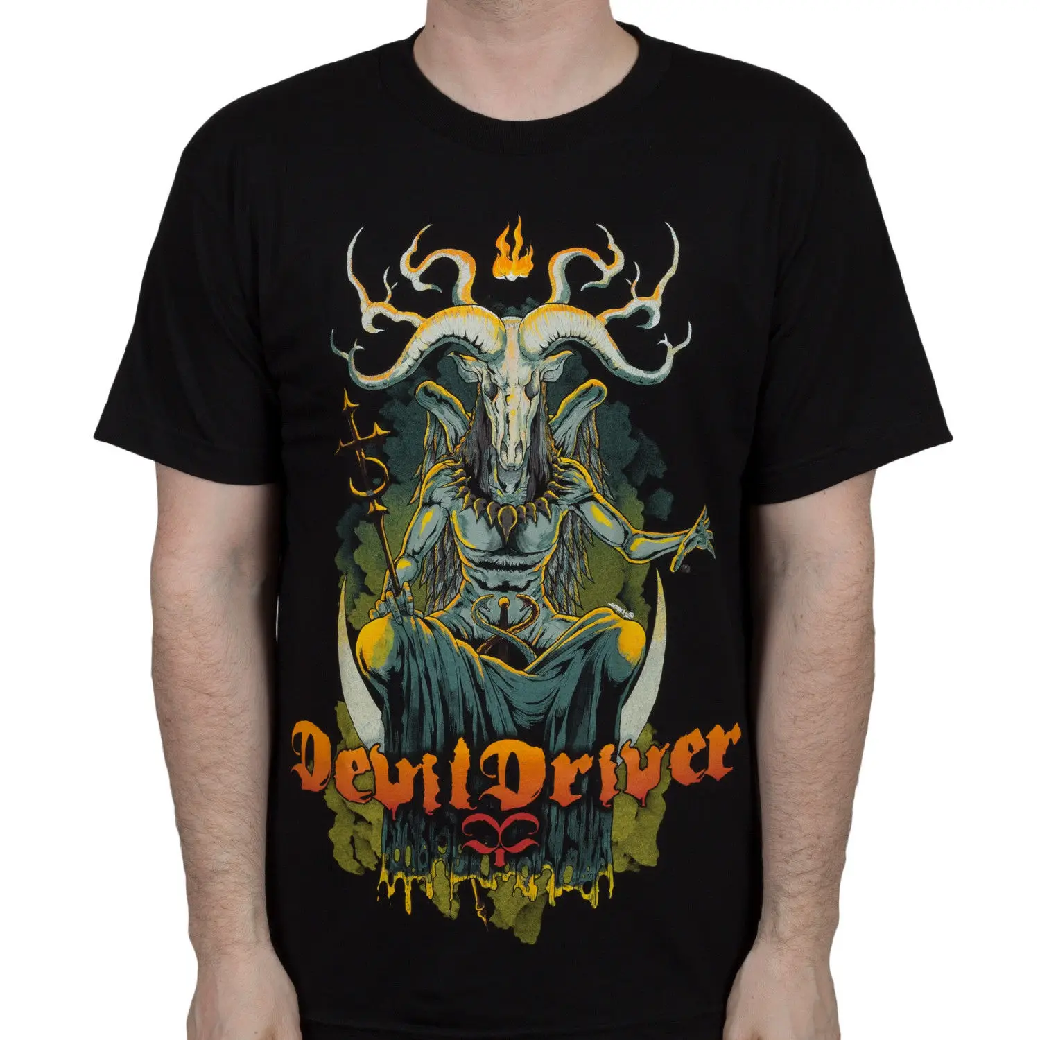 Devildriver authentic devil band baphomet| | - AliExpress