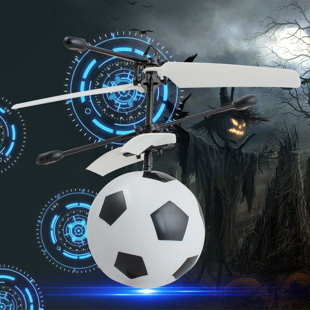 RC Flying Ball Football Helicopter Kids Toy Flying Balls Mini flyer ...