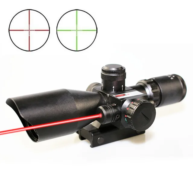 Sniper Scope Crosshairs Red