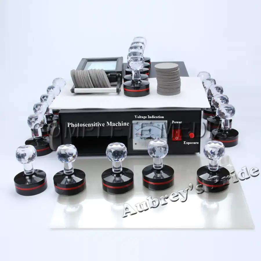 2 Exposure Lamps Single Machine Photosensitive Flash Stamp Machine Self ...