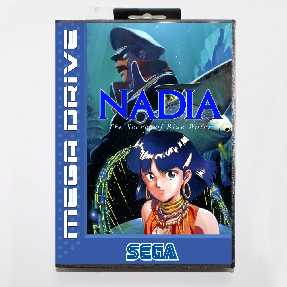 Nadia 16 bit MD Game Card With Retail Box For Sega Megadrive/Genesis-in ...