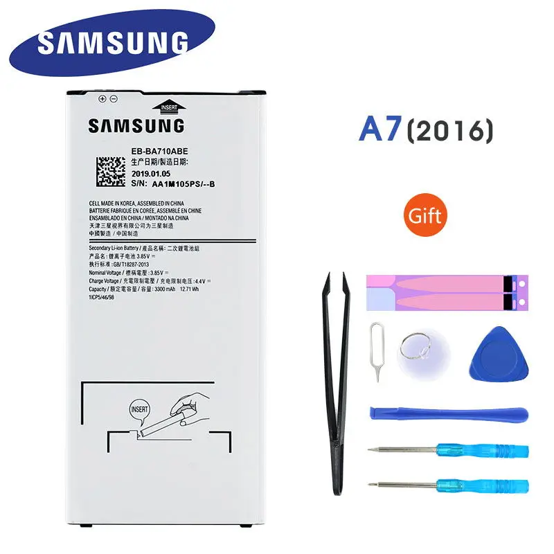 Samsung Original Battery for Galaxy A7 2016 Edition A710 A710F A7100 ...