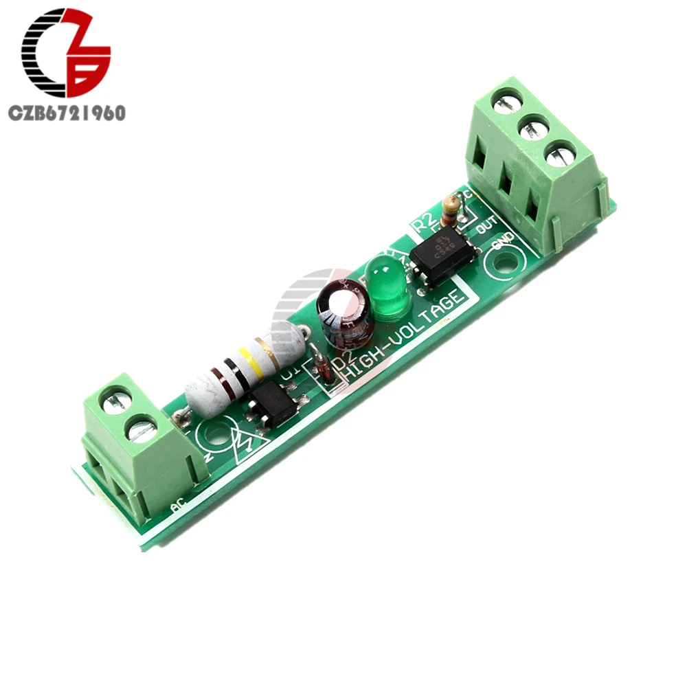 1 Channel AC 220V Optocoupler Isolation Module High Voltage Opto ...