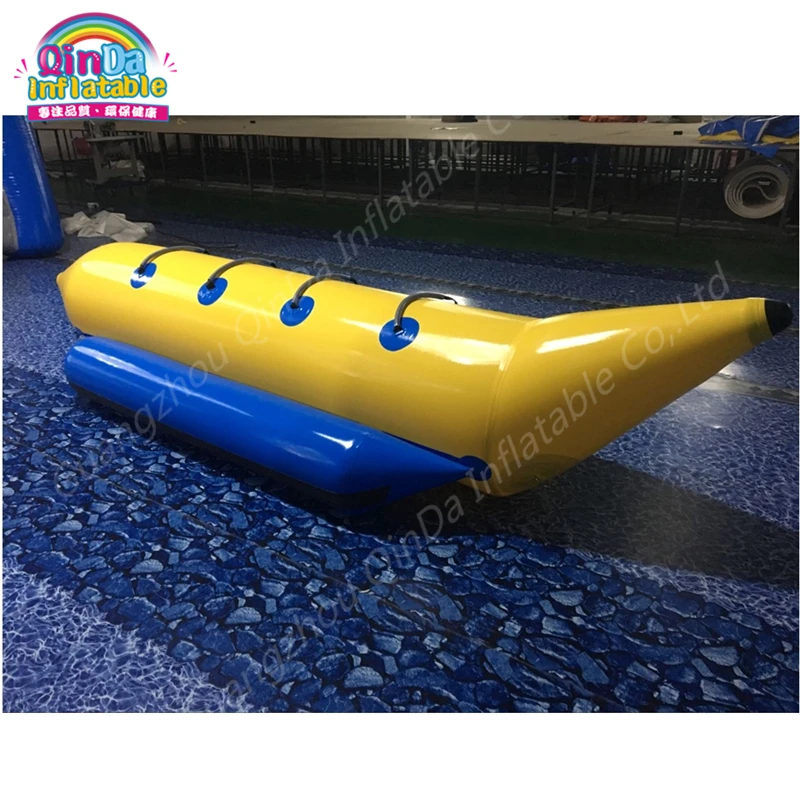 Single-Tube-Inflatable-Banana-Boat-For-4-Persons-Sit-On-Top-Plastic ...