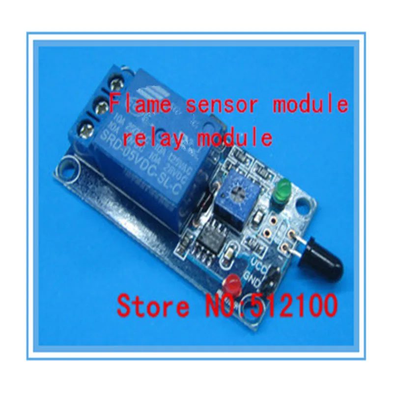 5pcs Lot 1 Way 12v Relay Flame Sensor Module Fire Flame Detection Fire