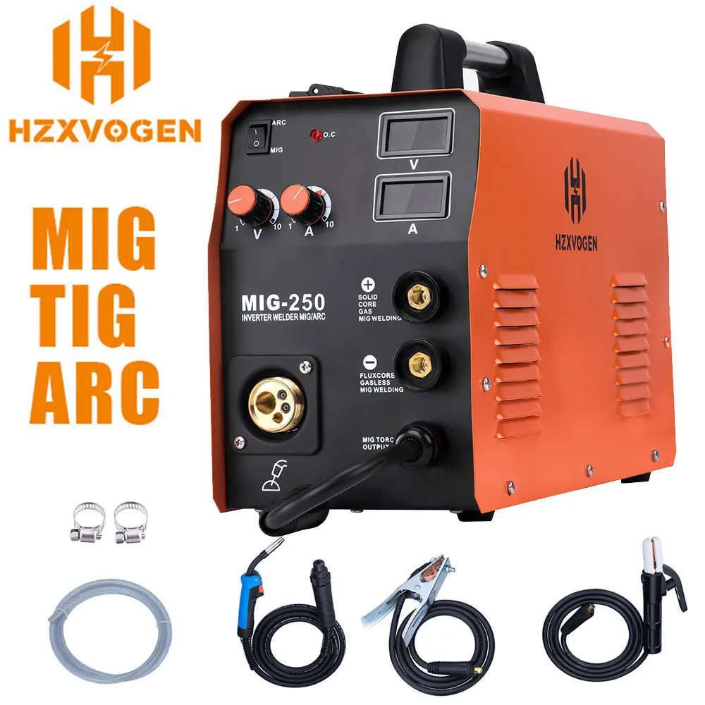 HZXVOGEN New Arrival Mig Welder MIG250 MIG TIG ARC Welding Machine Gas ...