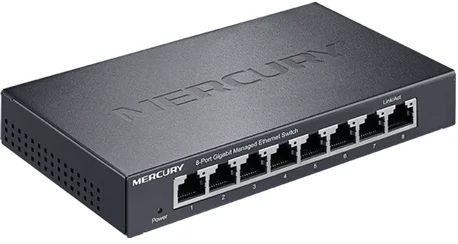 Chinese-Firmware, 8 Ports 1000M Gigabit Managed Ethernet Switch, 100 ...