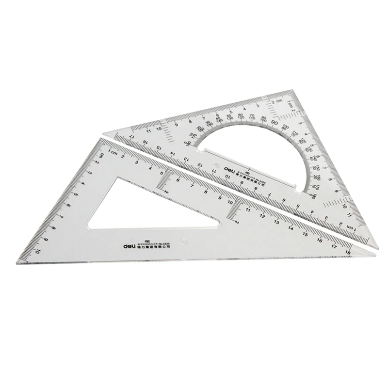 1set-6420-plastic-trigonometric-18-25-28cm-triangle-plate-for-pupil ...