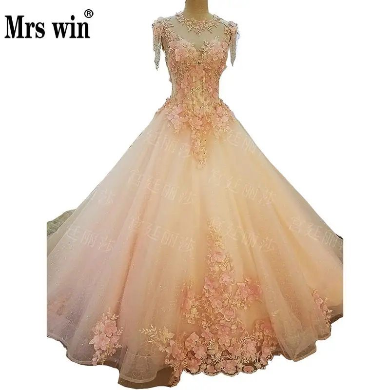 Aliexpress.com : Buy 2019 Mrs Win Princess Colorful Wedding Dress ...