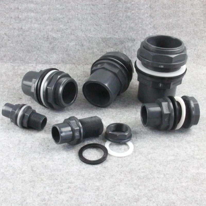 20mm~63mm Hi-Quality UPVC Water Tank Inlet Outlet Joint Overflow Pipe ...