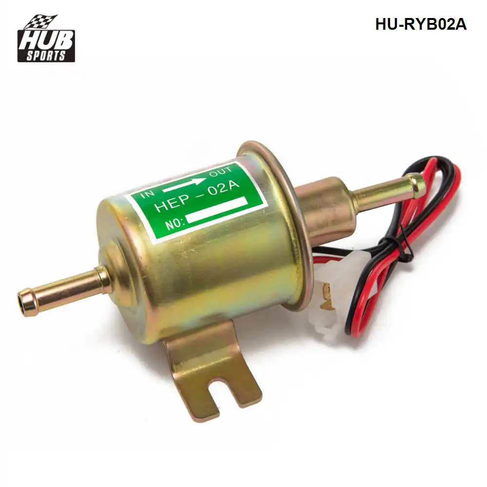12 v universal diesel em linha de baixa pressão bomba combustível elétrica HEP 02A HU RYB02A ...