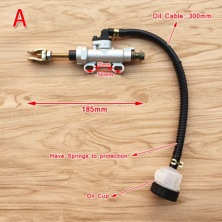 Задний тормозной насос ножной складной питбайк ATV гидравлический ...