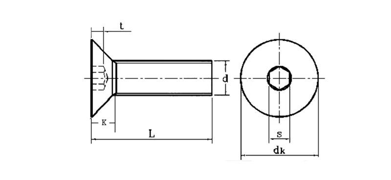 300 шт./компл. DIN7991 M2 M2.5 M3 GB70.3 ISO10642 JISB1194 304 ...
