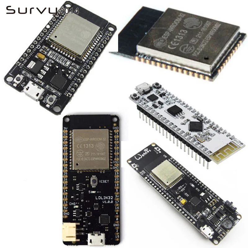 ESP 32S ESP WROOM 32 ESP32 ESP 32 Bluetooth and WIFI Dual Core CPU with ...