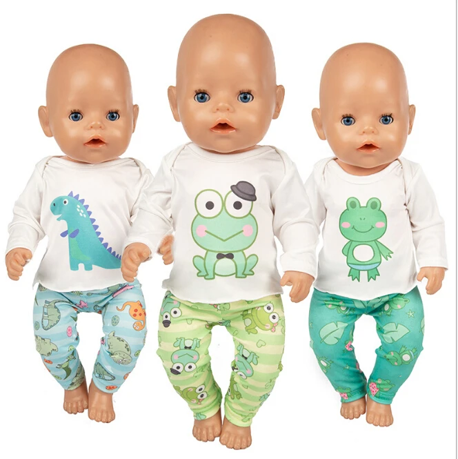 Baby New Born Fit 17 inch 43cm Doll Clothes Accessories Cute Animal ...