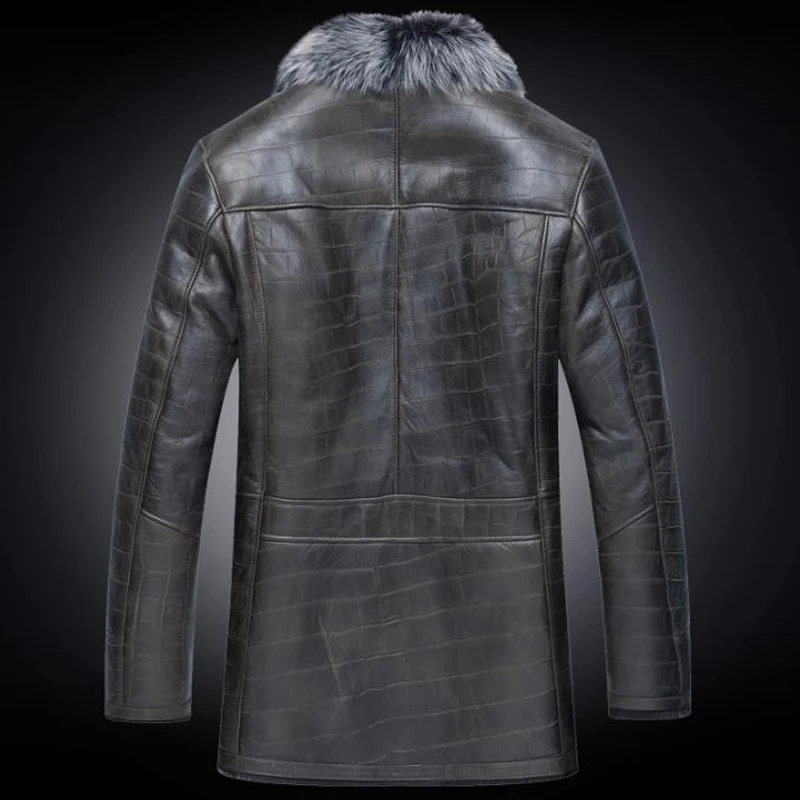 Turkish Tuscan wool Dark green Sheepskin Shearling Jacket B3 Flight ...