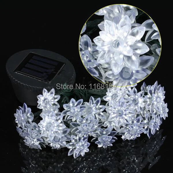 Christmas Party Wedding Outdoor Decorations LED Lights 30 LED lotus ...