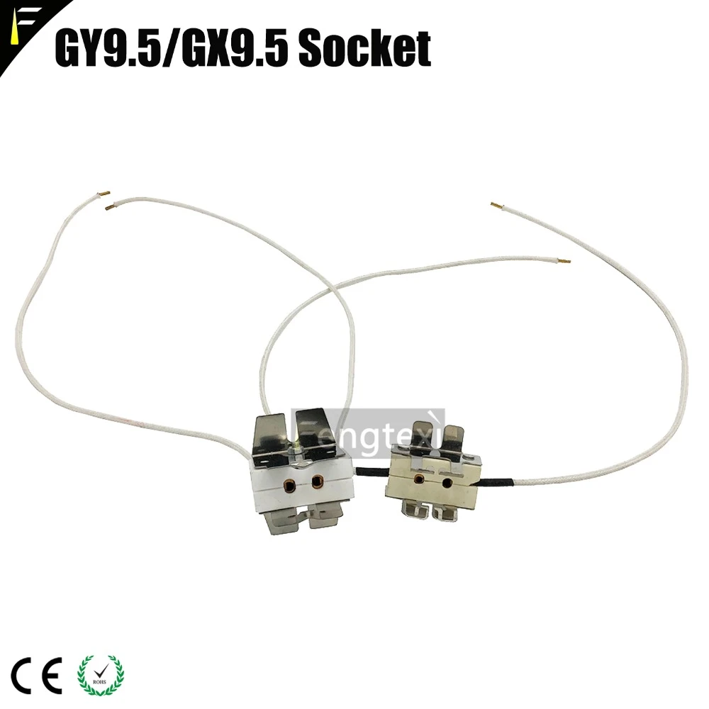 Gy9.5/gx9.5 Base Lamp Holder Plug Socket For Stage Light Bulb Ceramics ...