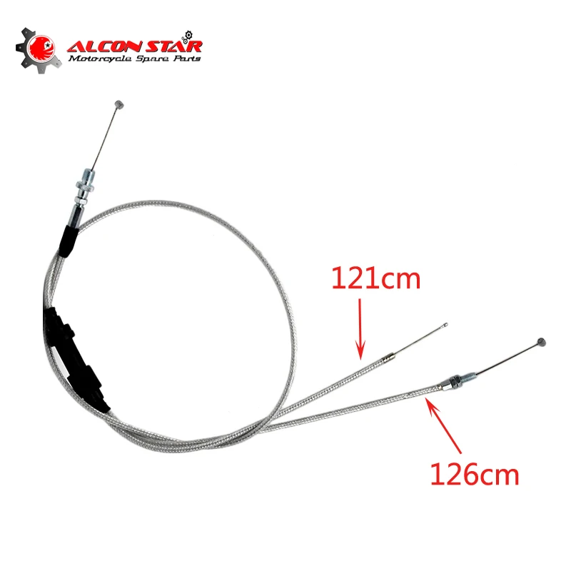 Alconstar-dirt Bike Dual Throttle Cable Double Automatic Carburetor ...