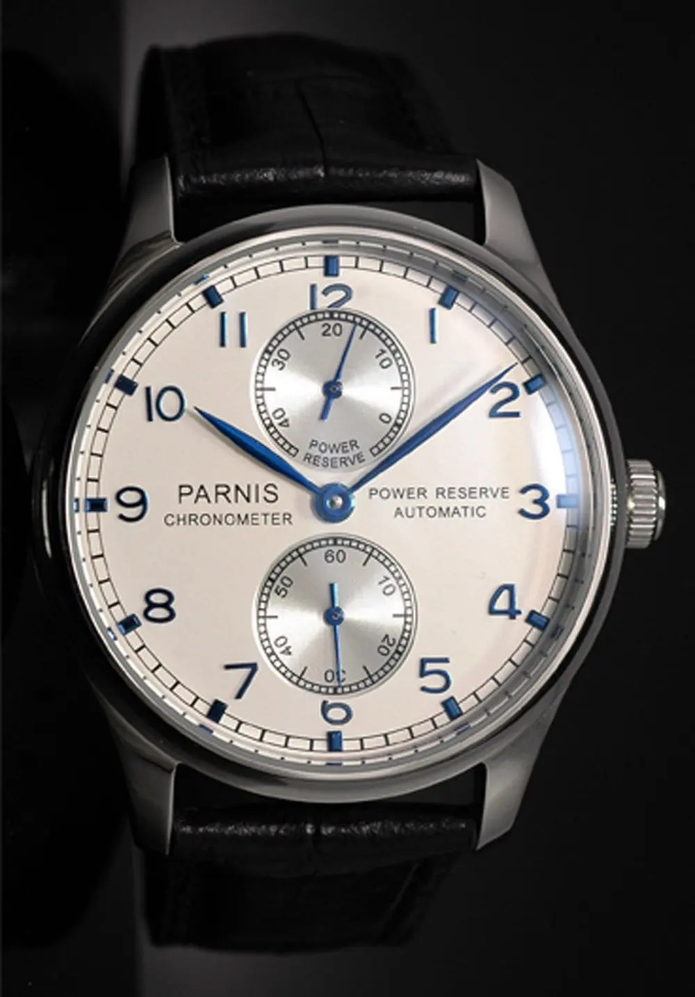 Parnis Men's Portugal Style Automatic Watch Seagull Movement St25|watch ...
