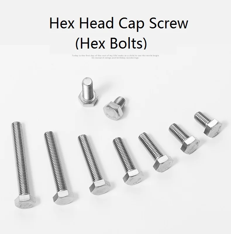 VIS,M16 X 200MM 1PC--Vis hexagonales externes prolongées en acier ...