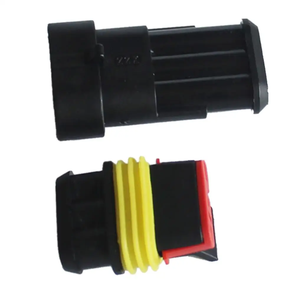 15 Sets 2 3 4 Pins Way Sealed Electrical Wire Connector Plug Car Auto ...