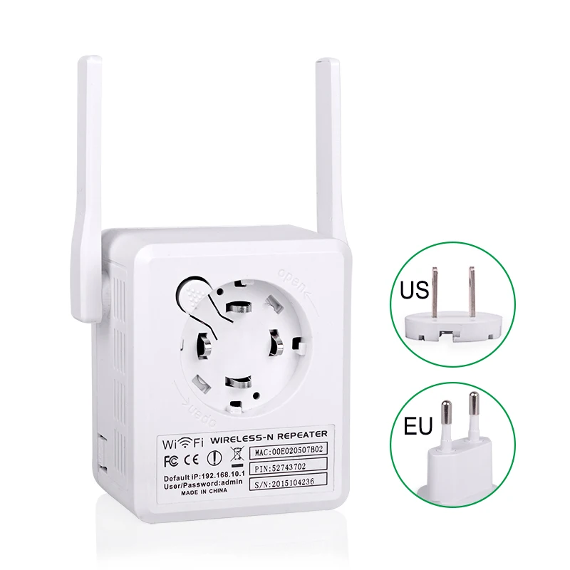 נתב אלחוטי - Mini Wifi Repeater 300Mbps Wireless Network Repeater 2dBi ...