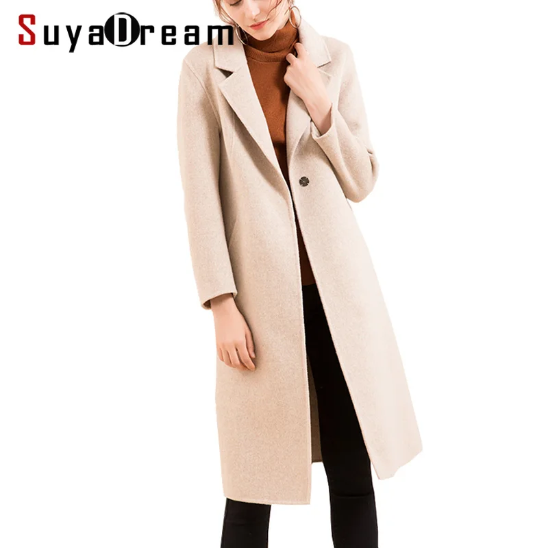 Aliexpress.com : Buy Women Wool Coat 100%Wool 2018 Winter Wool Long ...
