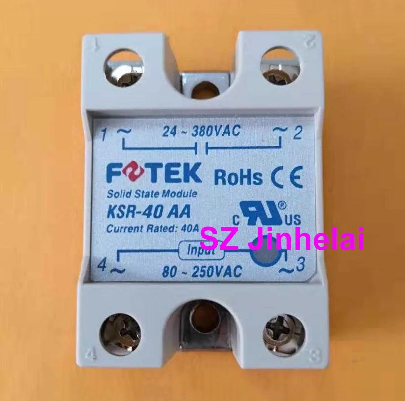 FOTEK KSR 40AA Authentic original AC Solid state relay 40A 24 380VAC 80 250VAC|Relays| - AliExpress