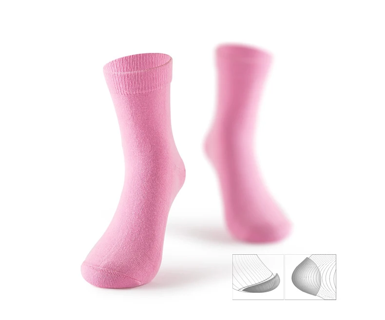 HSS Sweet Colorful Women Socks Female Candy Color Crew Cotton Socks ...
