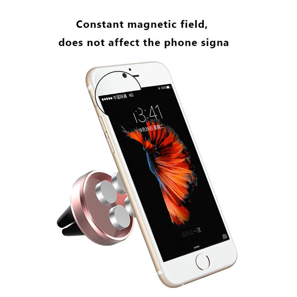 Magnetic Air Vent Mount Mobile Smartphone Stand Magnet Support Cell ...