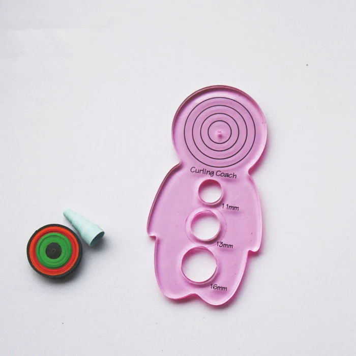 pink diy Quilling Paper curling coach handmade rolling papercraft tool ...