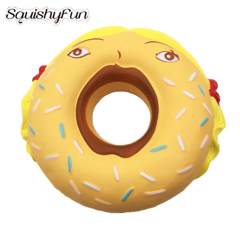 Squishy Cartoon Donut Slow Rising Kawaii Squishies Jumbo Squeeze Toys ...