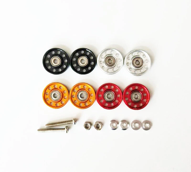 Tamiya 4wd Lightweight Rollers | Aluminum Ringless Spare Parts - 2pcs ...