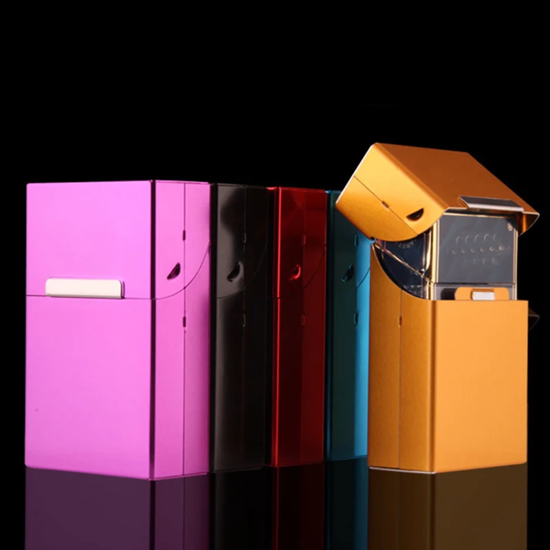 Fashion Classic Creative Personality Cigaret Metal Cigarette Case ...