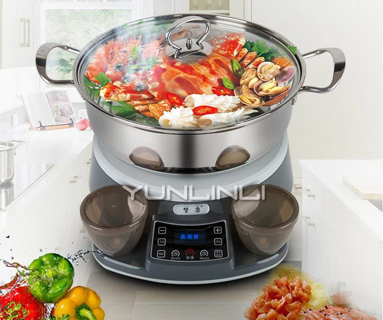 Huishouden Stoom Hot Pot Microcomputer Controle Elektrische Stoom Pot ...