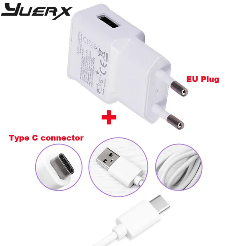 2A EU US Type C Mobile Phone AC Wall Charger For Xiaomi Mi 5/5C/4C/4S ...