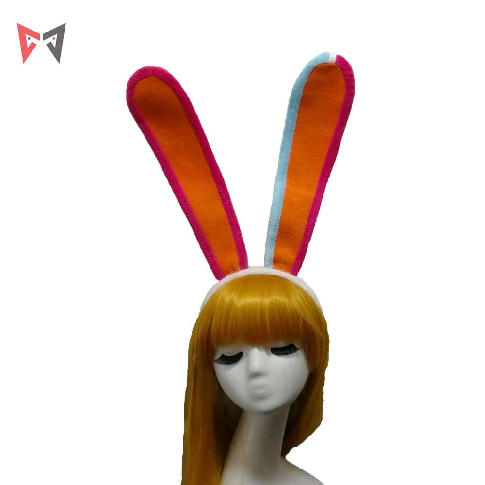 MMGG Polychromatic Splicing Rabbit Ears Rabbit Ears Cosplay Hand Work 