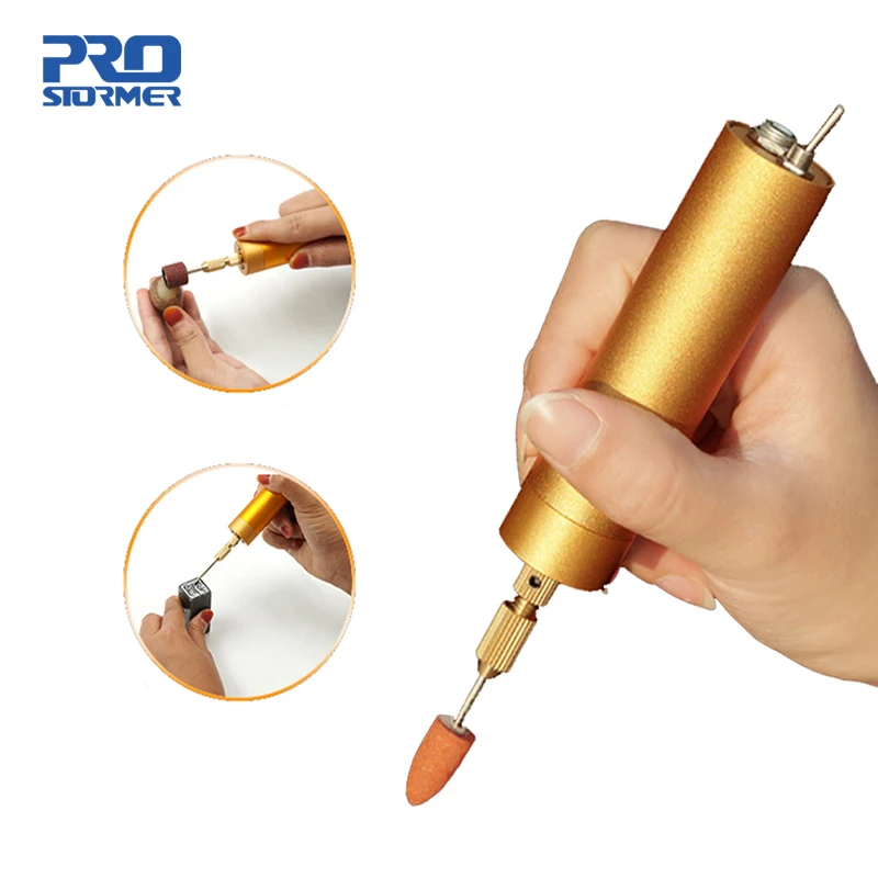 PROSTORMER USB Mini Electric drill Golden Hand Drill Electric Drll ...