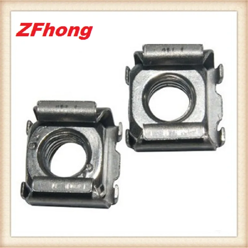 100pcs carbon steel nickel plated cage nut m4 m5 m6 m8 m10|nut m4|cage ...