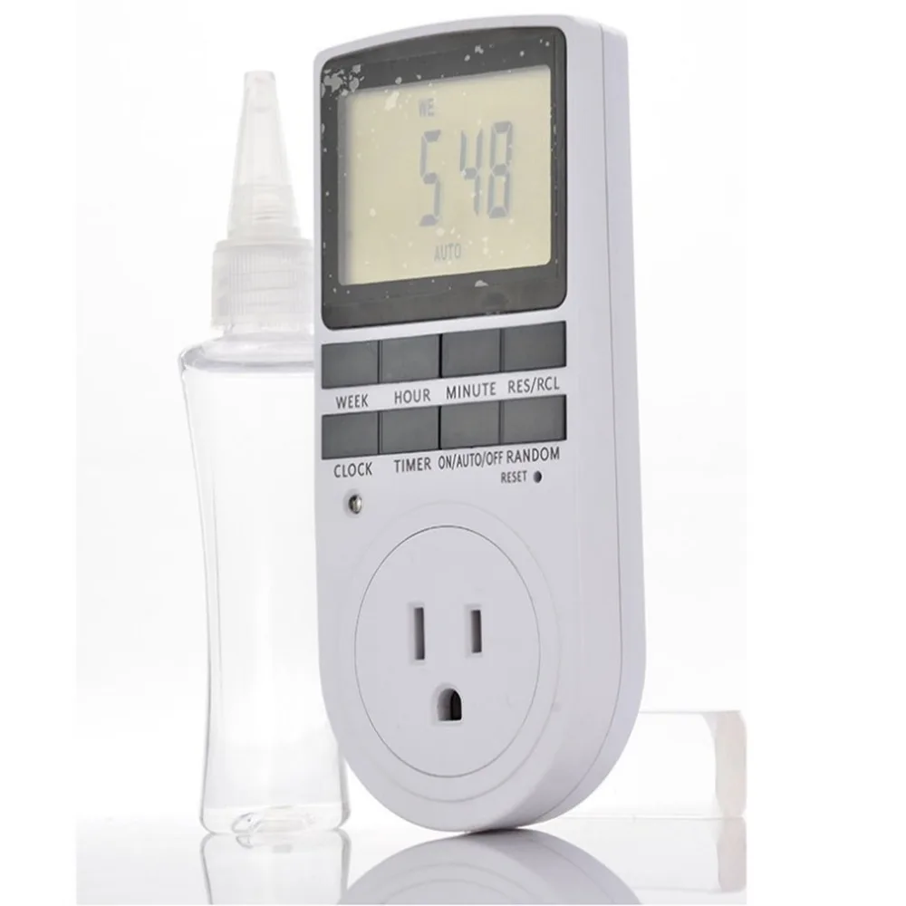 Digital Big Screen Timer Switch Socket Timer Power Meter Electronic