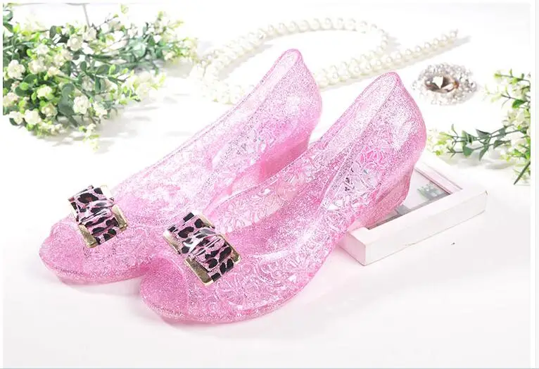 plastic flats crystal sandals jelly plastic shoes wedge heels sandals ...