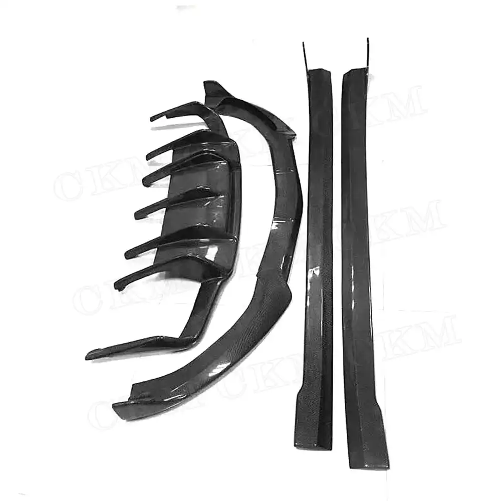 CLS Class Carbon Fiber Front Lip Shovel Spoiler For Mercedes Benz W218 ...
