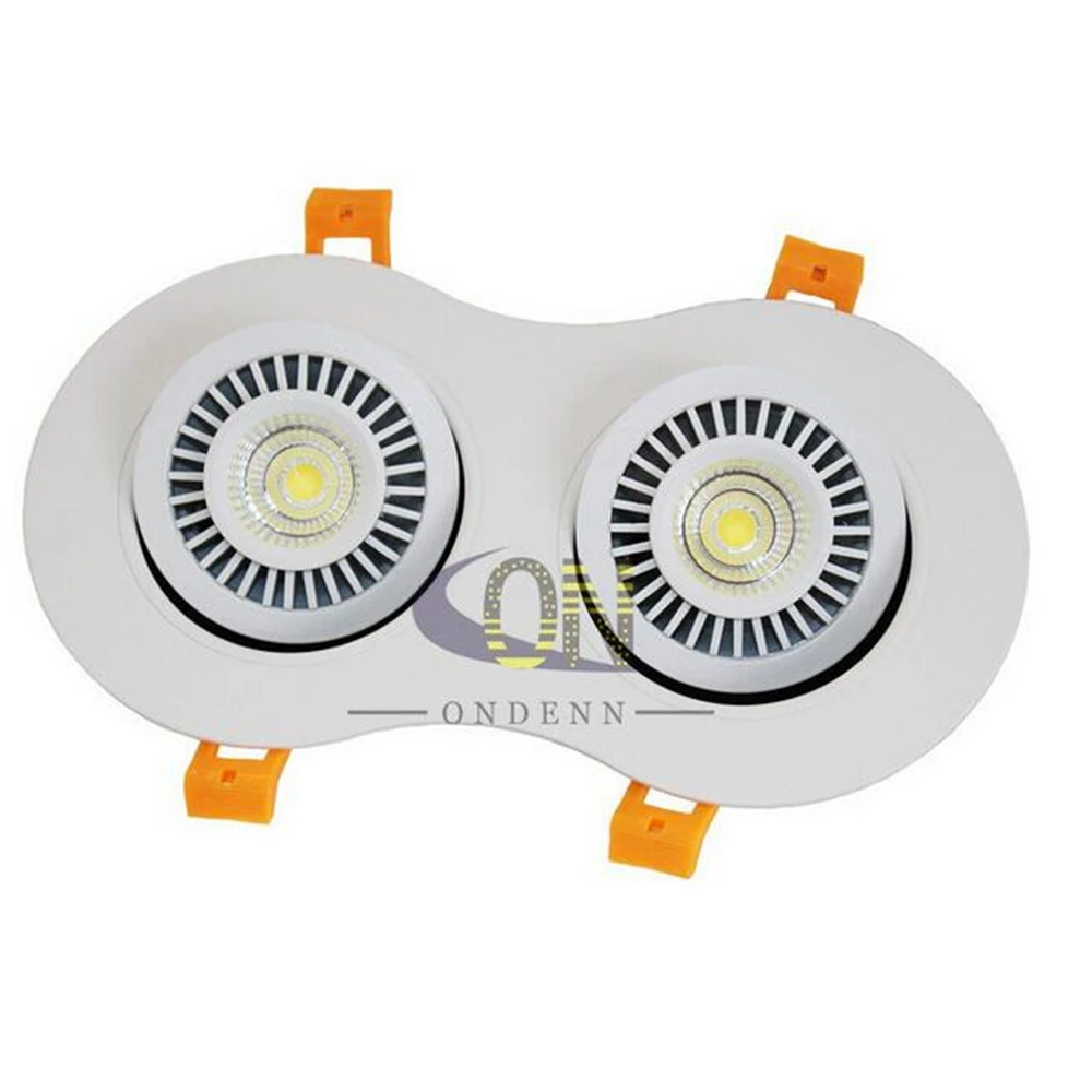 Wholesale Square/Round/Single/Double COB 2X10W Led Ceiling Down light ...